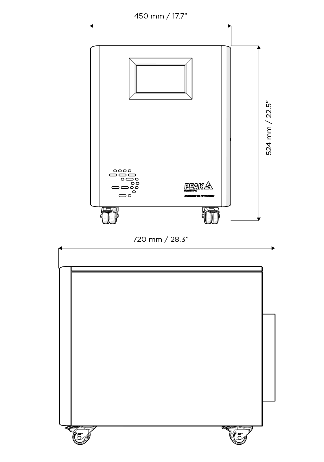 Horizen 24 nitrogen gas generator | PEAK Scientific